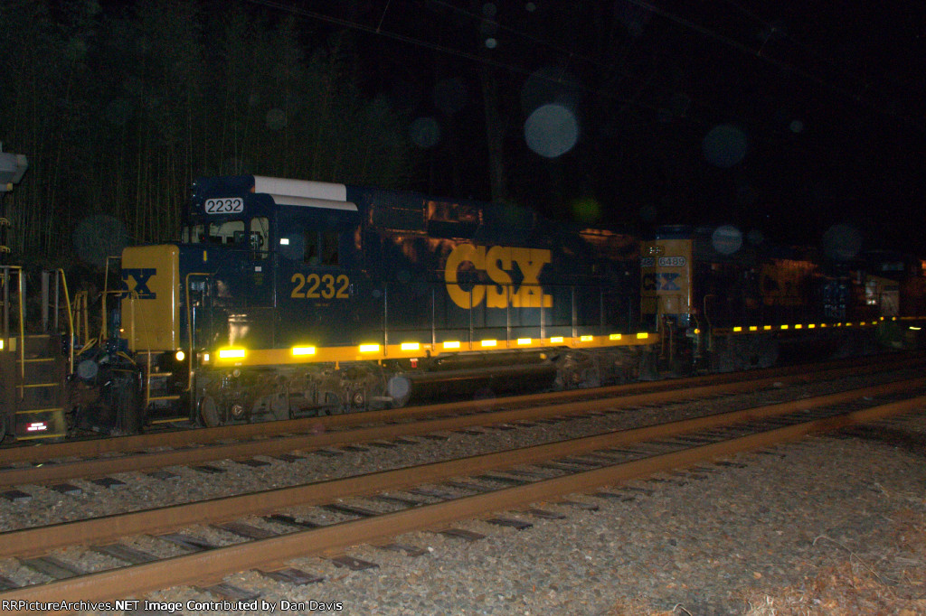 CSX Road Slug 2232 trails on Q438-06